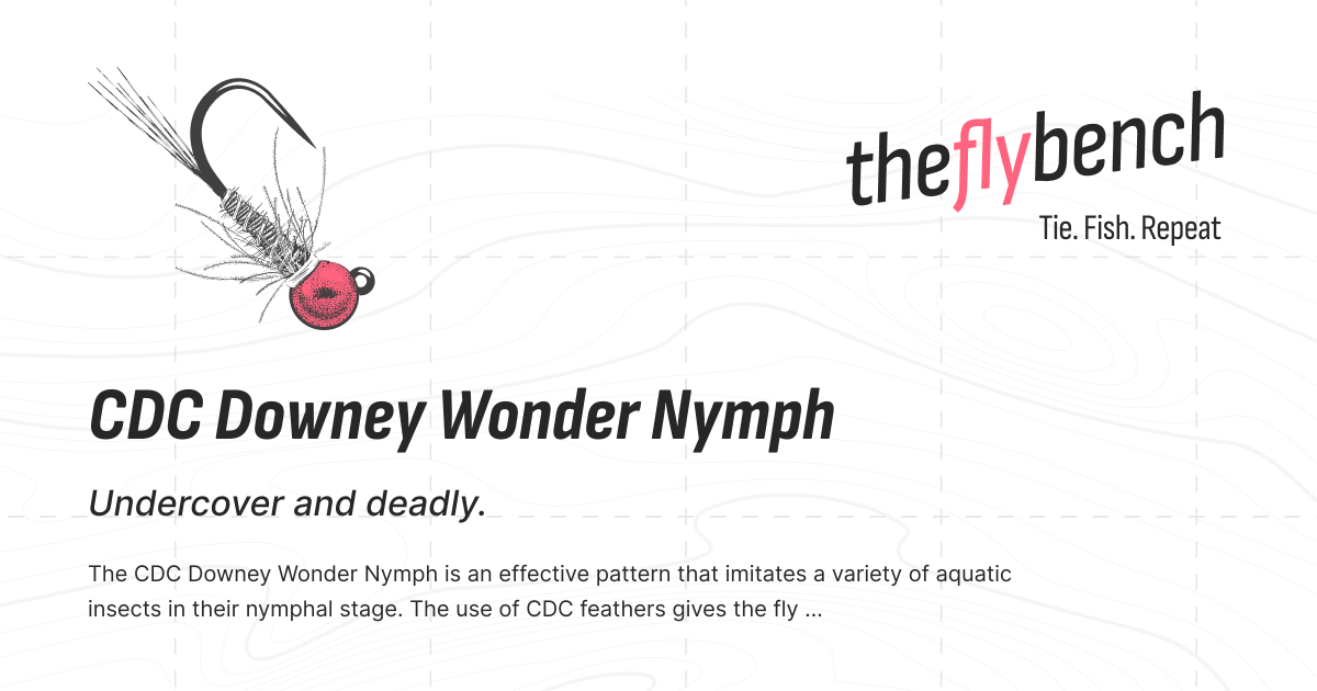 CDC Downey Wonder Nymph Fly Pattern