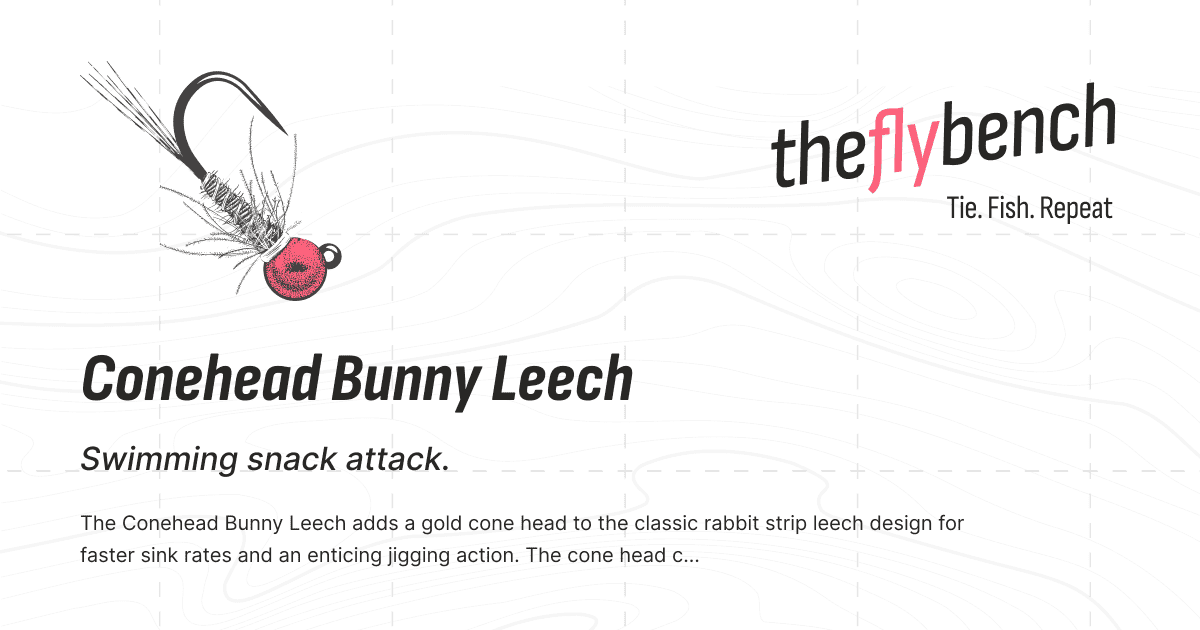 Conehead Bunny Leech Fly Pattern