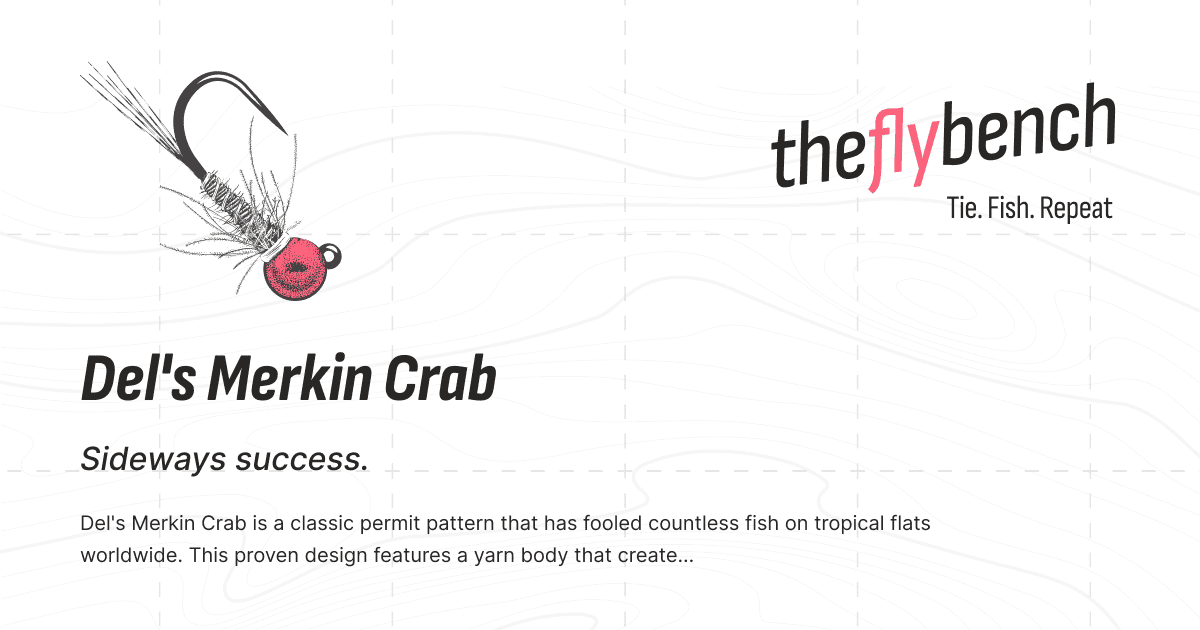 Del's Merkin Crab Fly Pattern