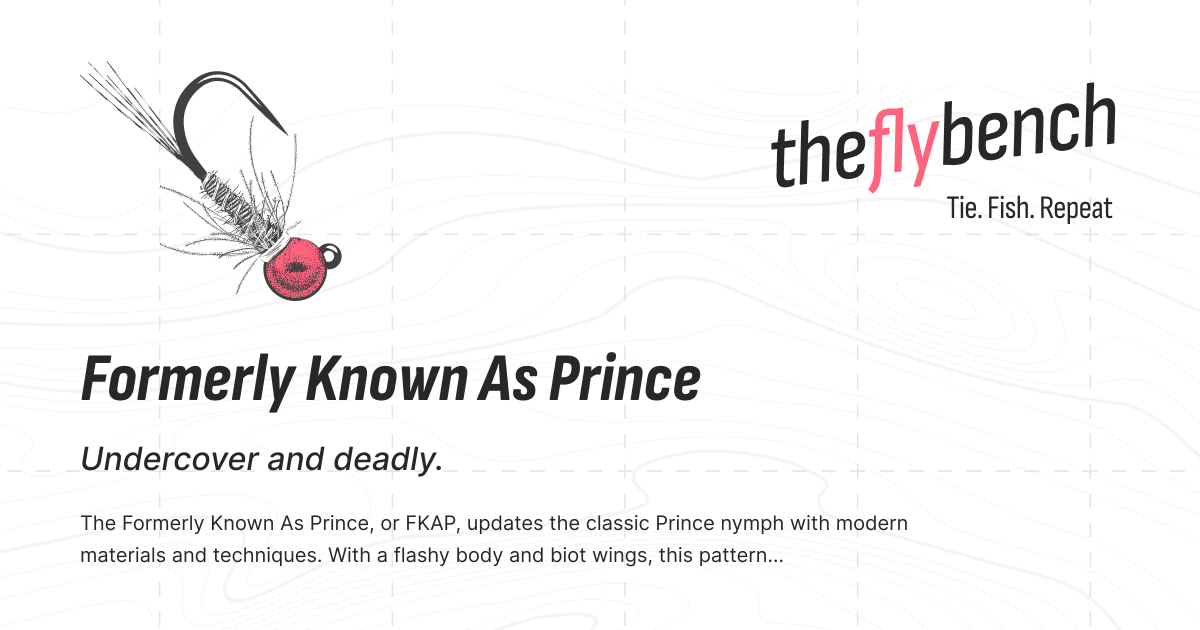 Formerly Known As Prince Fly Pattern