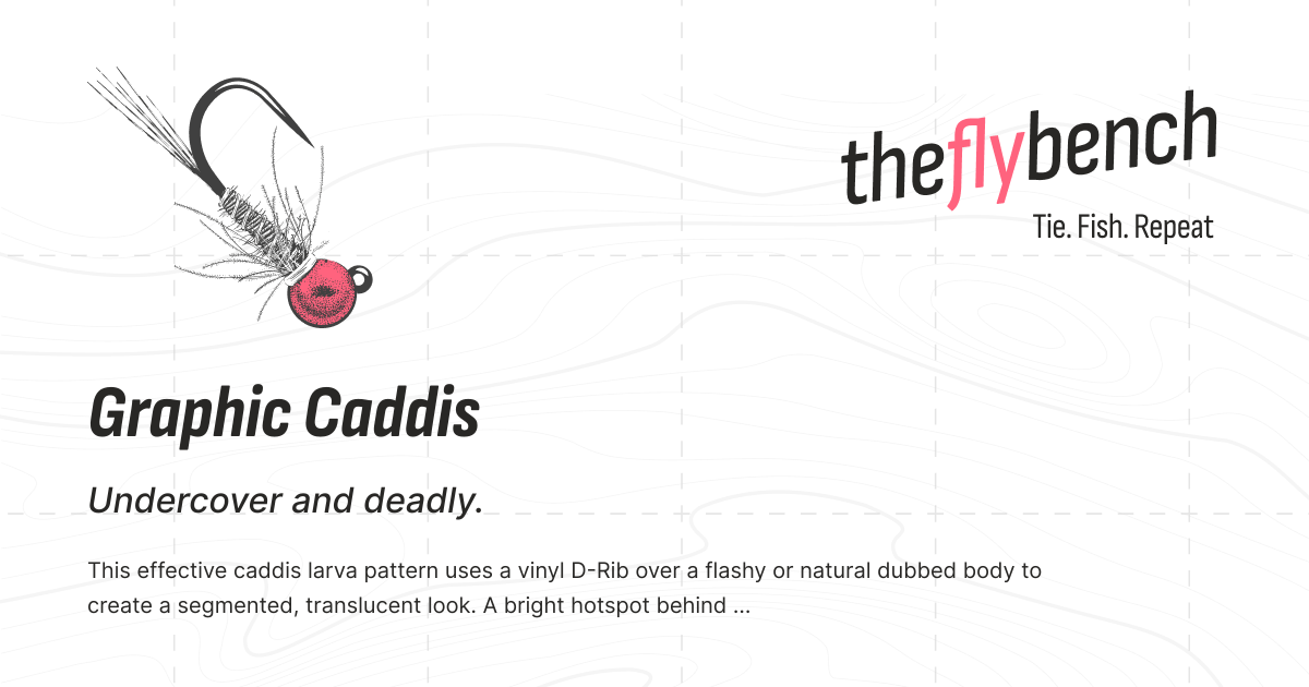 Graphic Caddis Fly Pattern