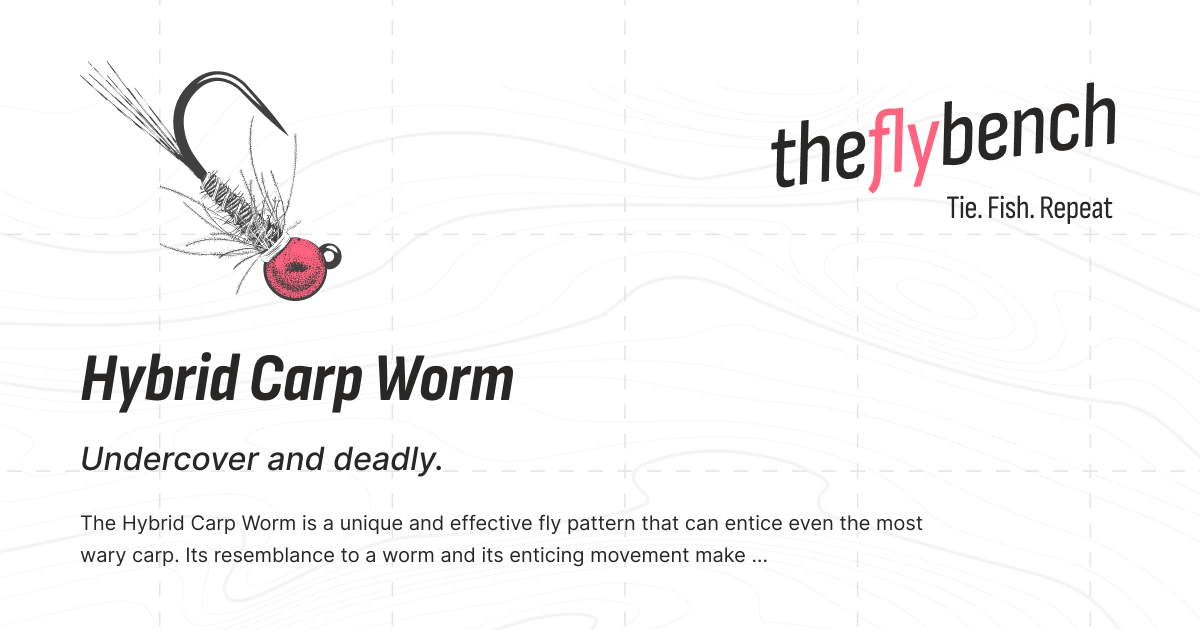 Hybrid Carp Worm | The Fly Bench | The Fly Bench