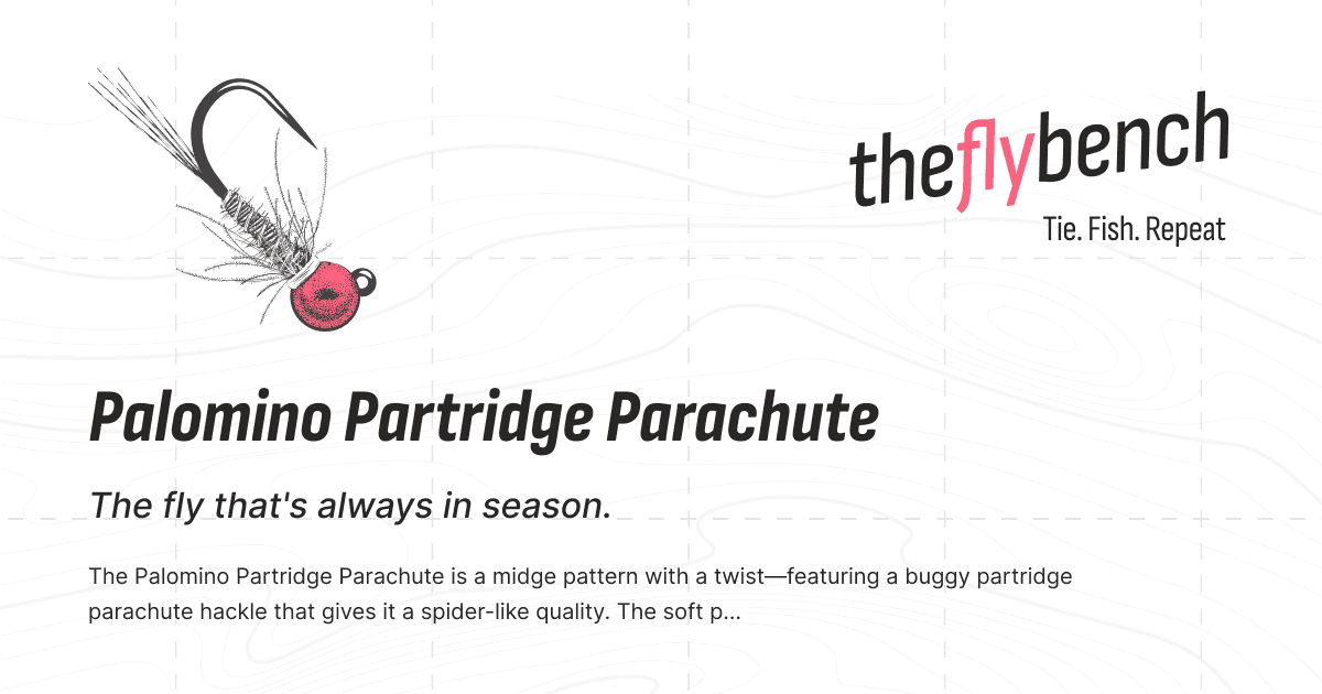 Palomino Partridge Parachute Fly Pattern