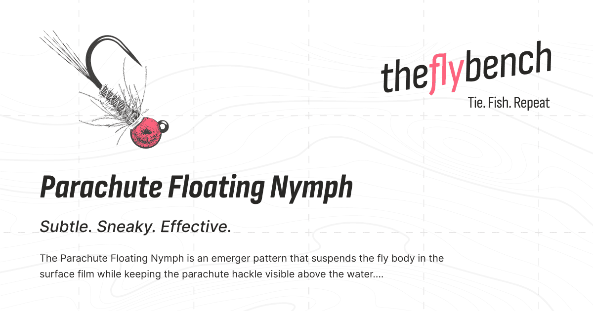 Parachute Floating Nymph Fly Pattern