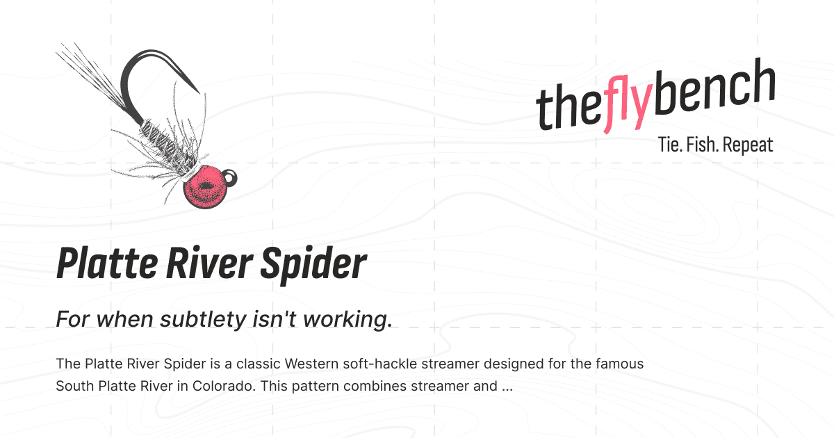 Platte River Spider Fly Pattern
