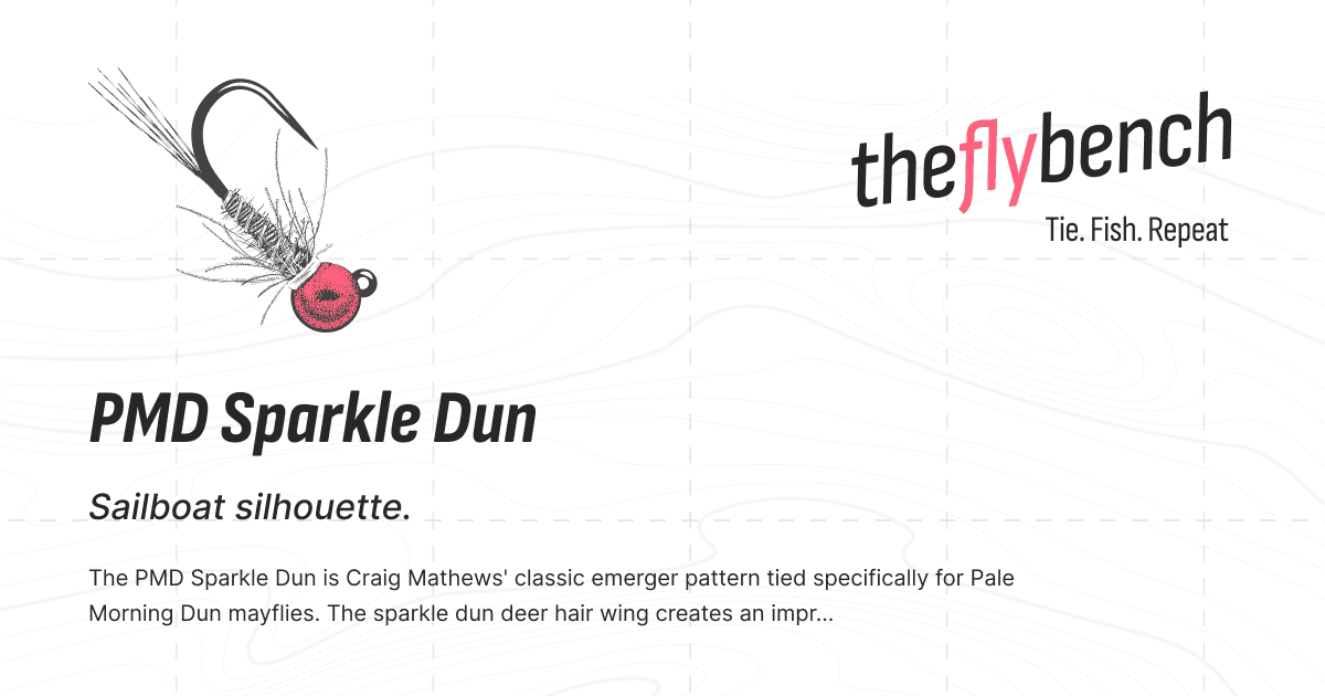 PMD Sparkle Dun Fly Pattern