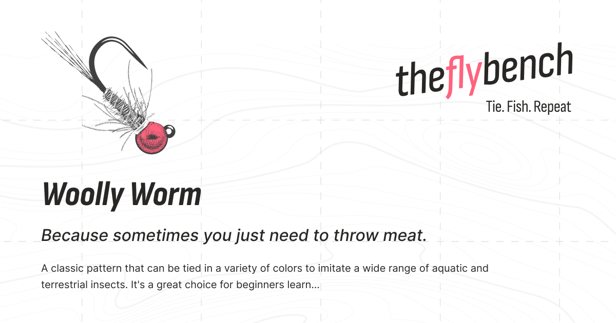 Woolly Worm Fly Pattern